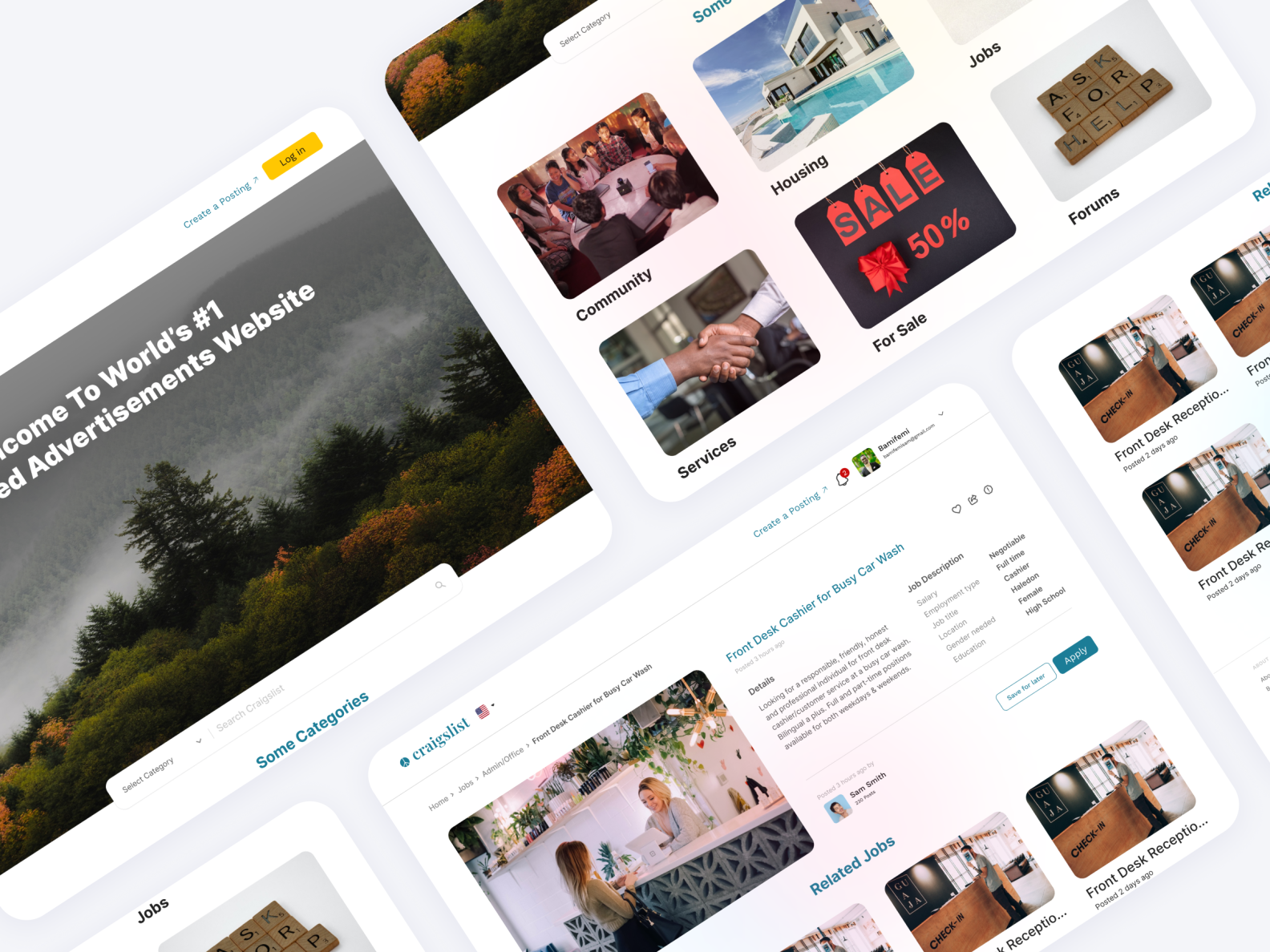 Craigslist Redesign Concept by Oluwafemi Olubamibi on Dribbble