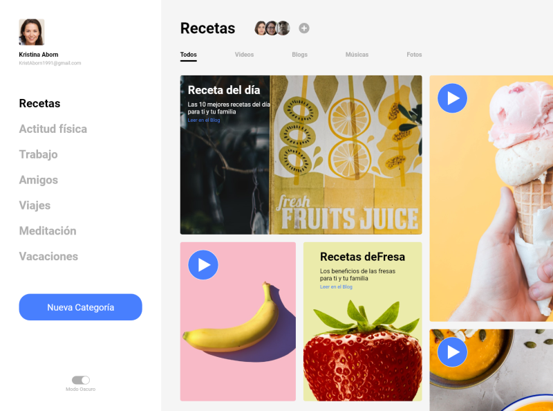 Practica de Diseño Bookmark App by Ezequiel Rodríguez on Dribbble