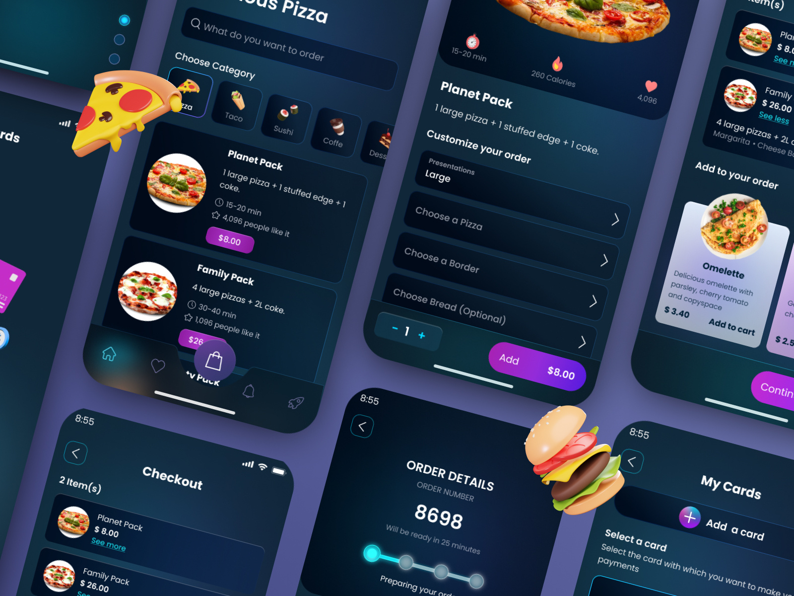 Luna Pizza - Delivery App by Ricardo Medina on Dribbble