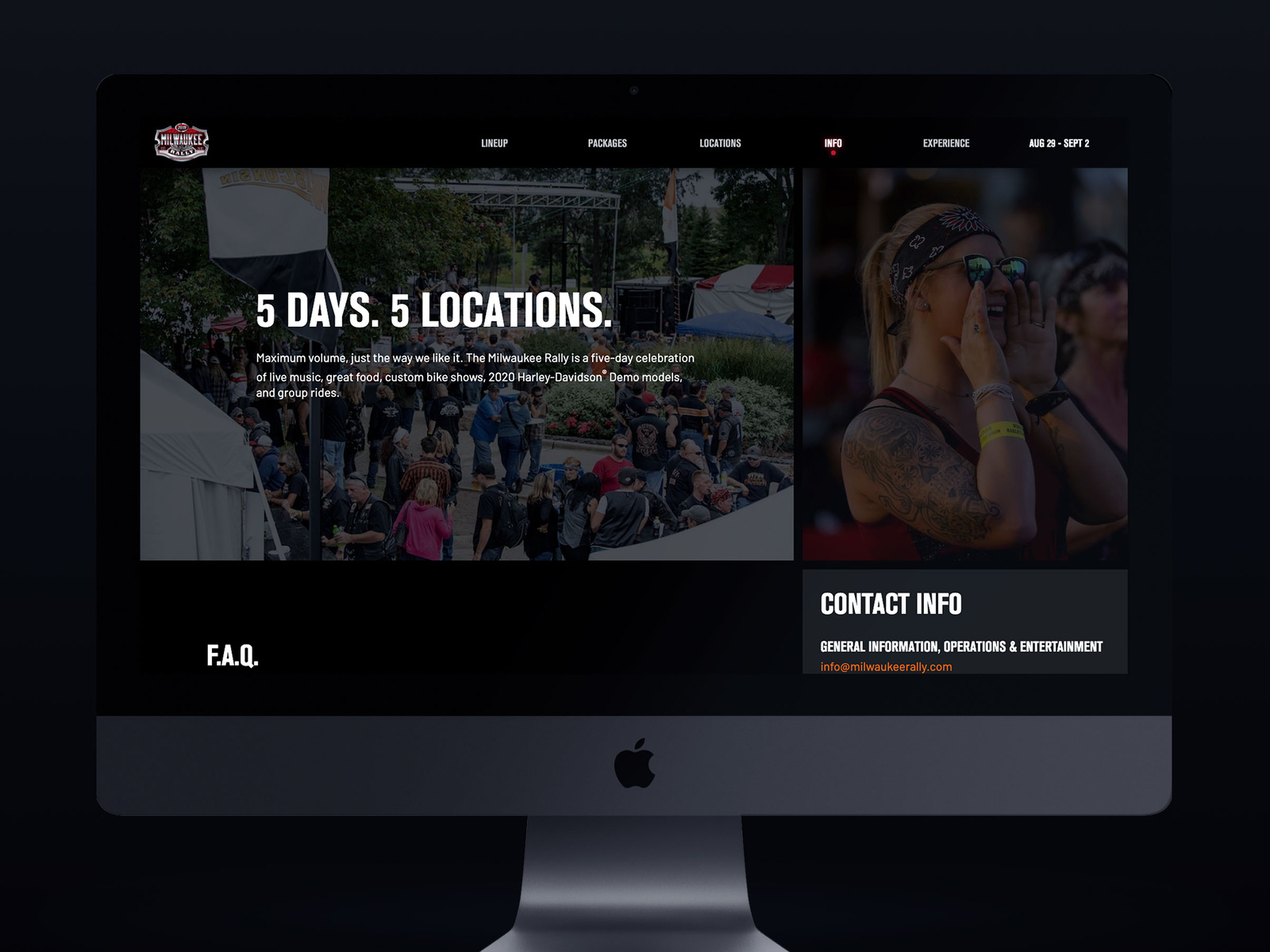 Milwaukee Rally Website by Joe Kotlan on Dribbble