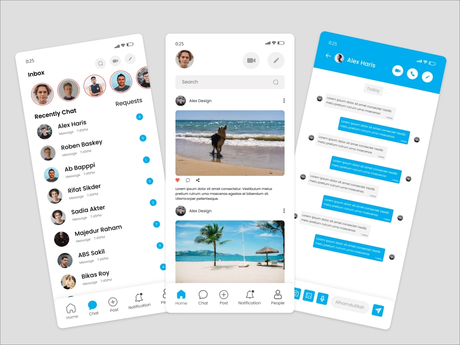 Chitchat Social media Mobile App UIUX design by Liton Ahammed on Dribbble Chitchat Social media Mobile App UIUX design by Liton Ahammed on Dribbble