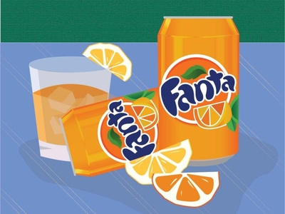 fanta still life by Guddi Sharma on Dribbble