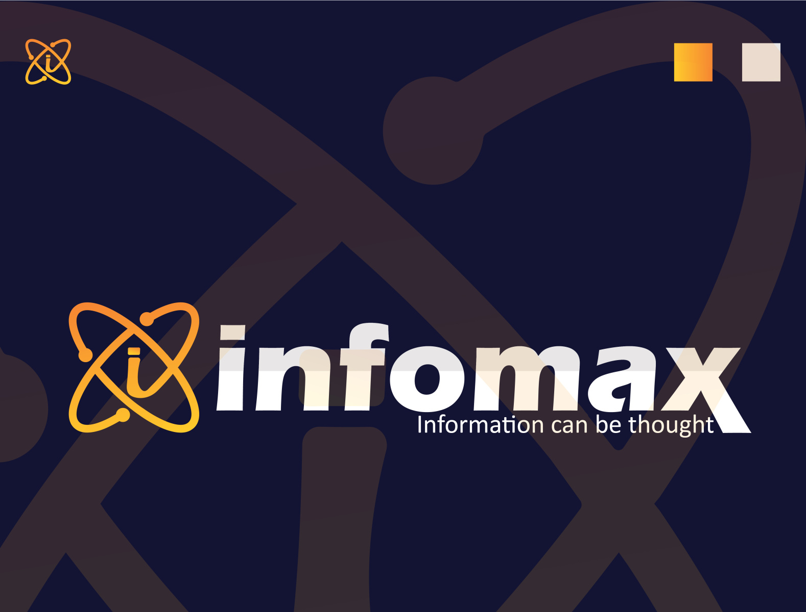 INFOMAX TYPOGRAPHY LOGO by Md Ahsanul Hasnat Rifat on Dribbble