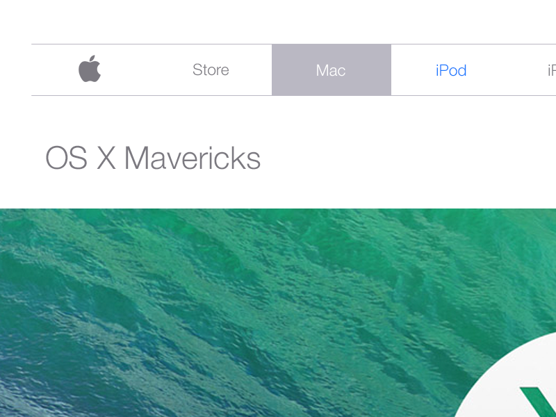 Apple nav bar by Michael Hutchinson on Dribbble