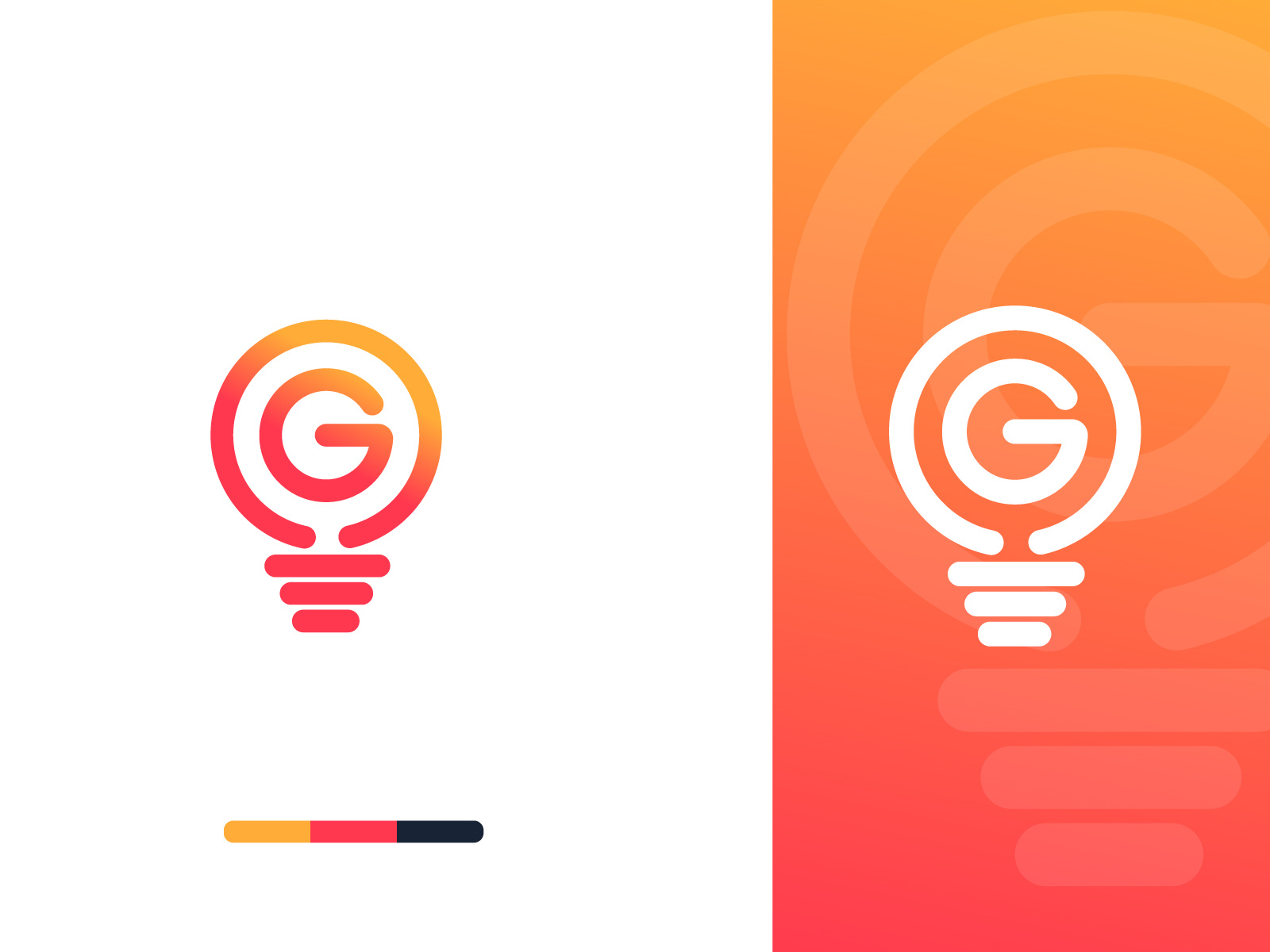 bright l creative logo mark l monogram by winmids on Dribbble