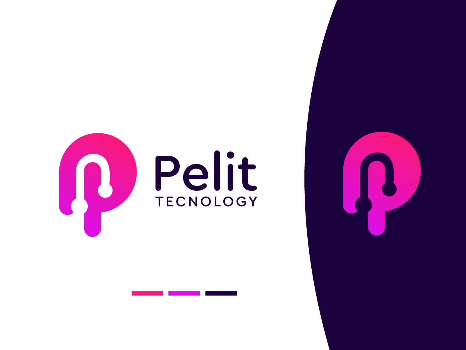tech logo design by winmids on Dribbble