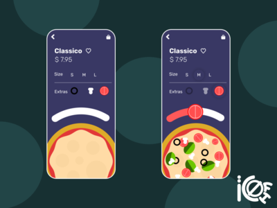 Pizza making app by Kofi on Dribbble