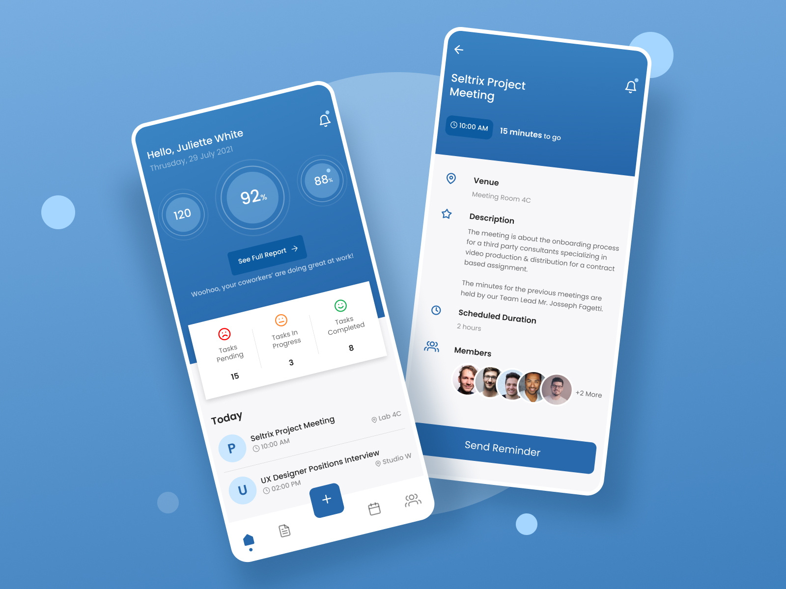 HR Management App Design by ProdX on Dribbble