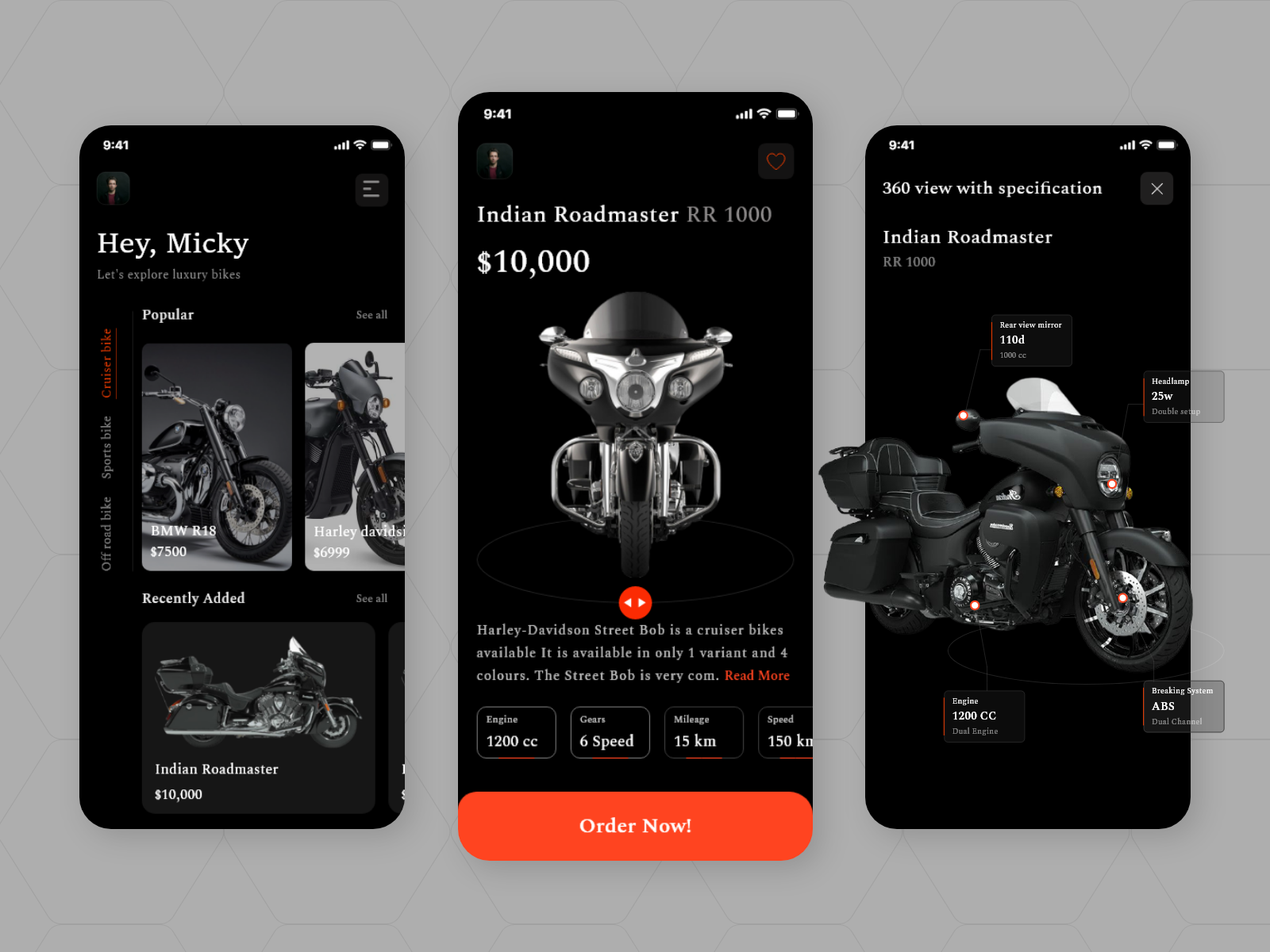 Bike Shop App Design by MQoS UI/UX for MultiQoS on Dribbble