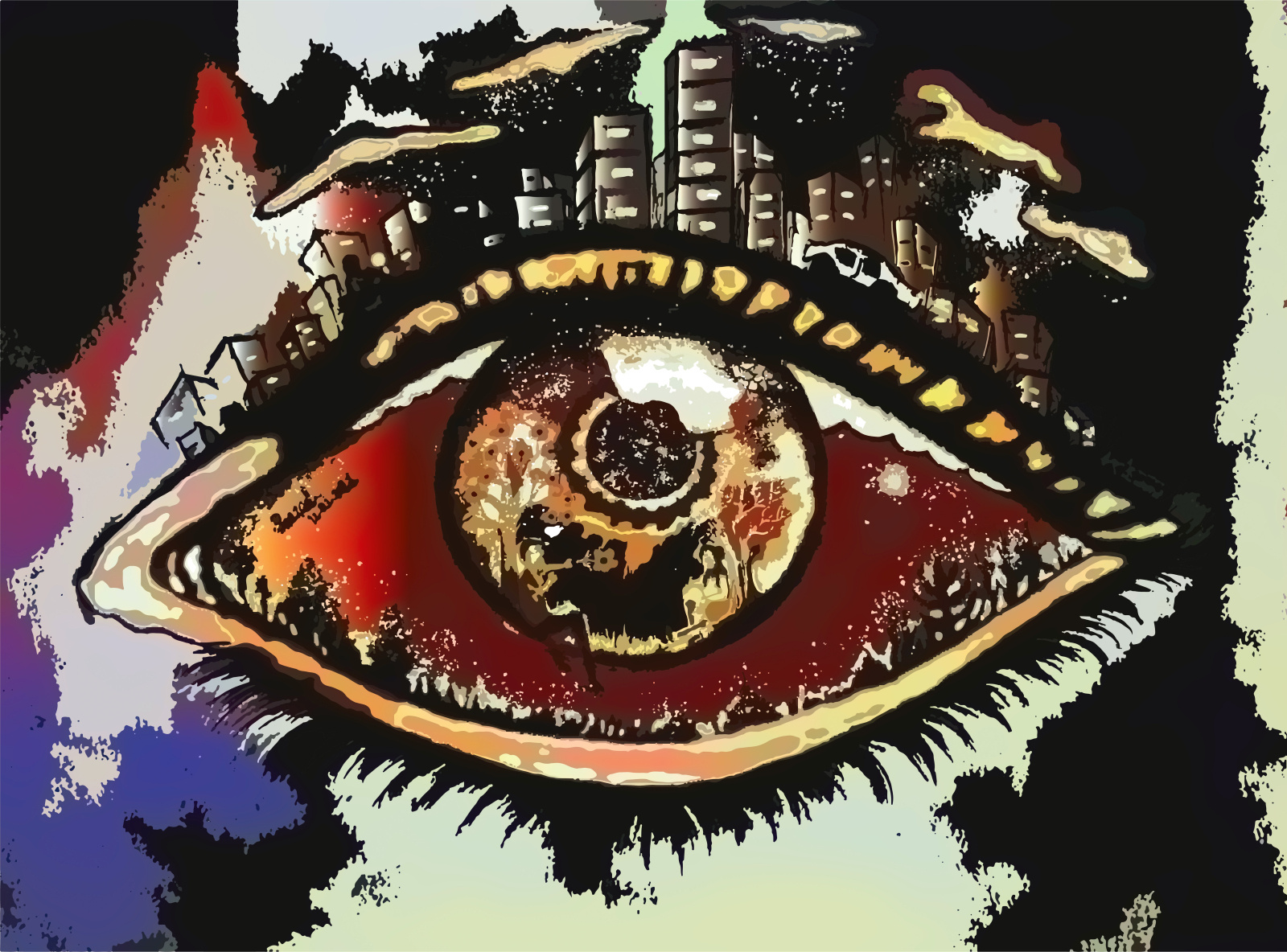 Scenario of an EYE by Sazzad Sazu on Dribbble