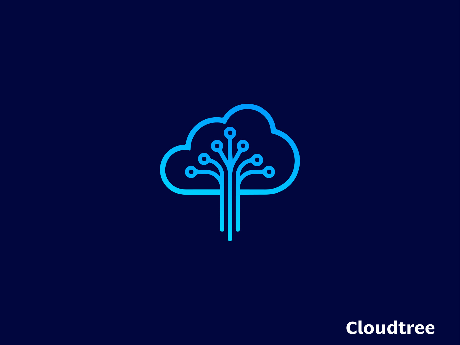 Cloud Tree Logo Design by Imon Ahamed | Logo Designer on Dribbble