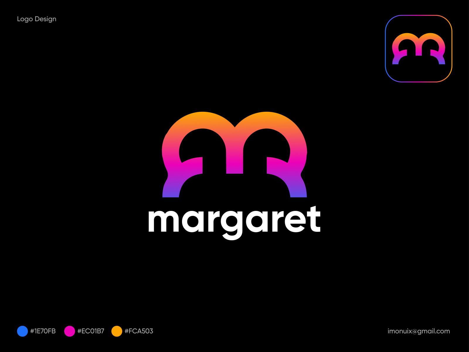 Modern M Letter Mark Geometric Logo by Imon Ahamed | Logo Designer on ...