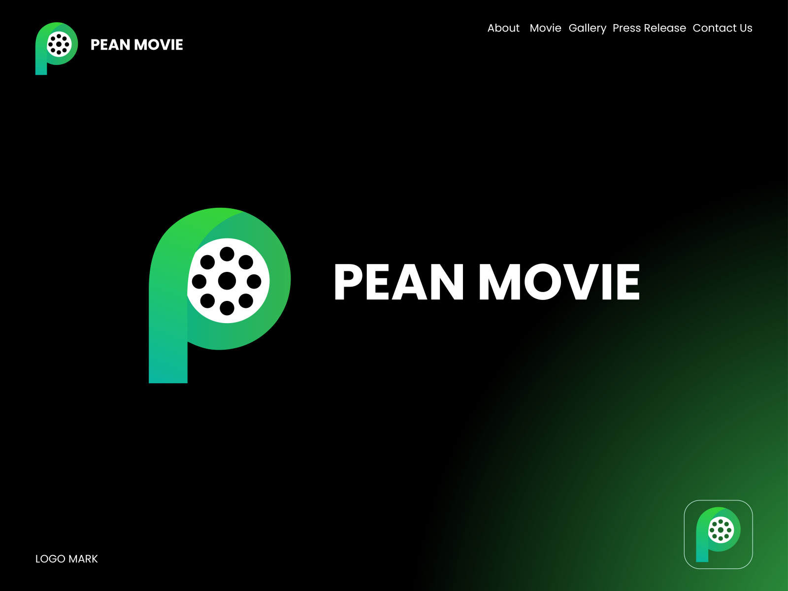 Pean Movie Logo by Imon Ahamed | Logo Designer on Dribbble
