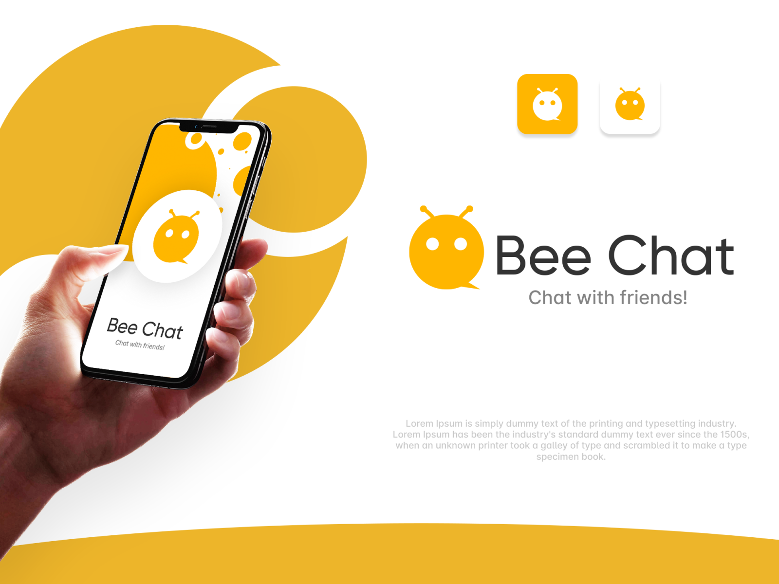 Beechat | Logo design concept by Adzilla | Digital Agency on Dribbble