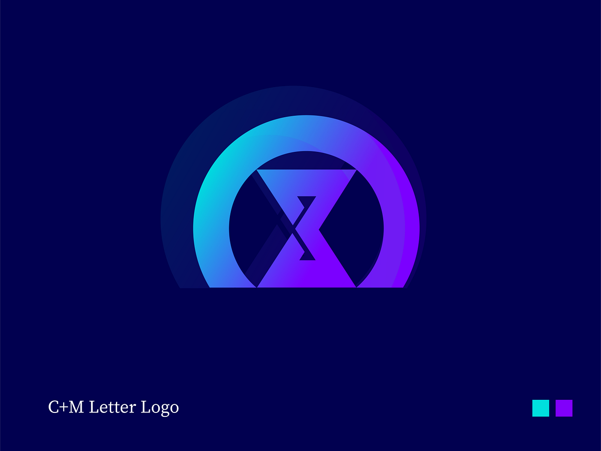Cm Letter Modern Logo Designs Themes Templates And Downloadable