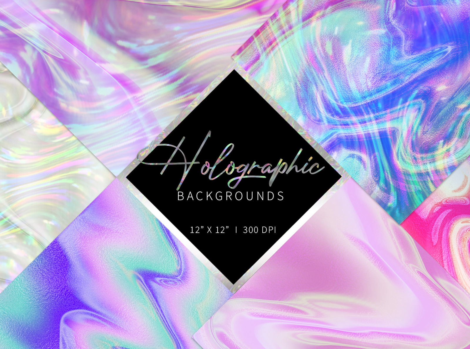 Holographic Backgrounds by Maria Alexandra R. on Dribbble