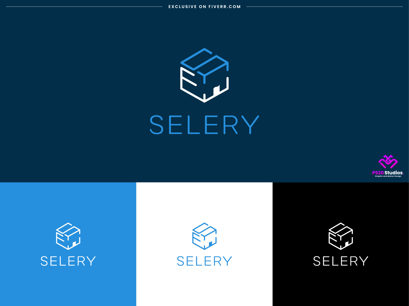 packing logo design - selery branding identity by PS20 Studios. on Dribbble