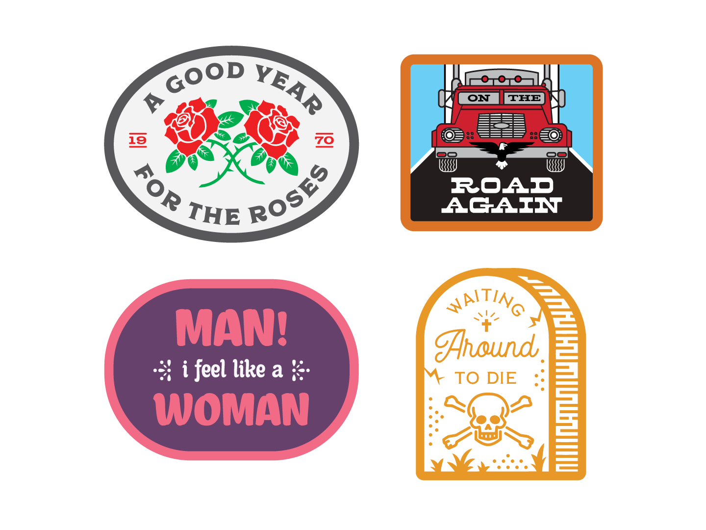 Country Music Patches by Bradley James Lockhart on Dribbble