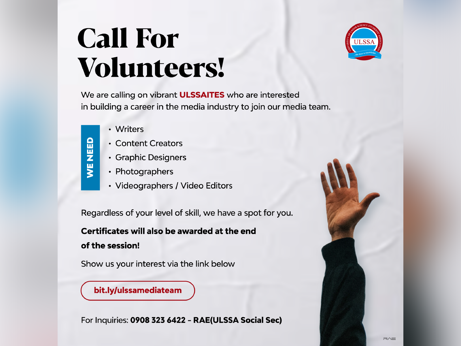 Poster Design for a Students' Association by Abdulbasit Rotinwa on Dribbble