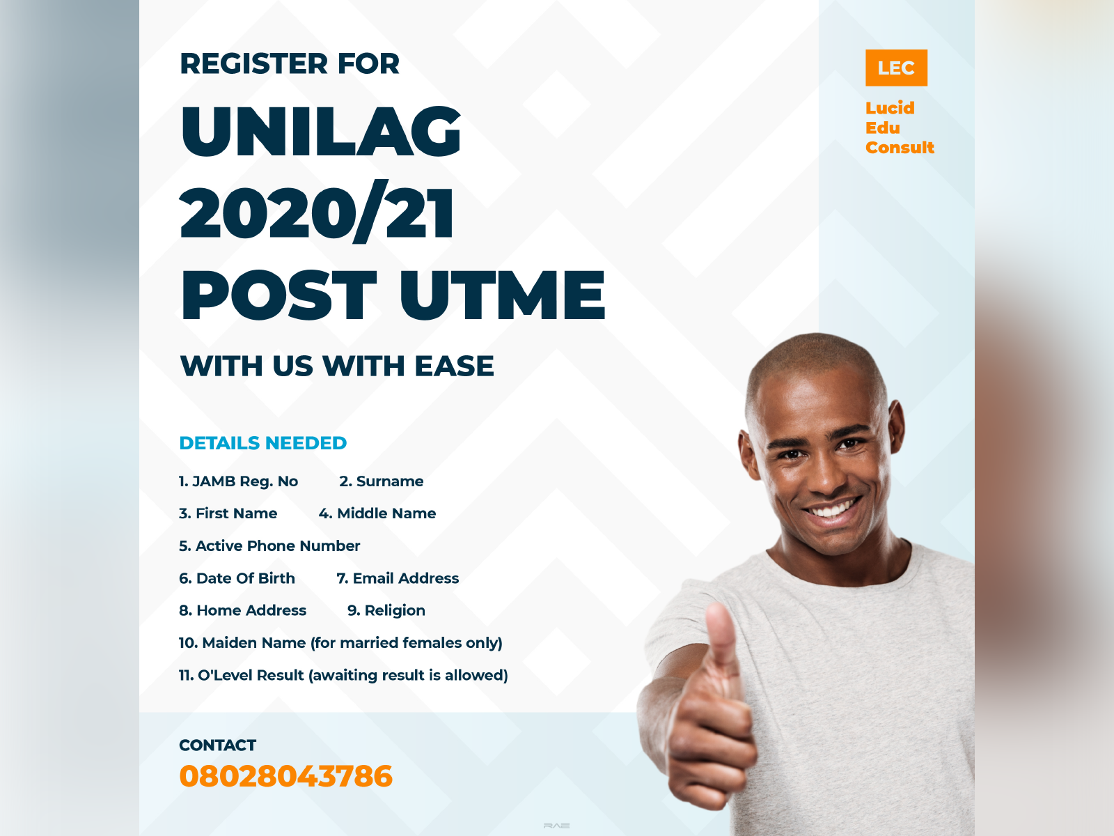 Advert Poster Design for an Educational Consult by Abdulbasit Rotinwa ...