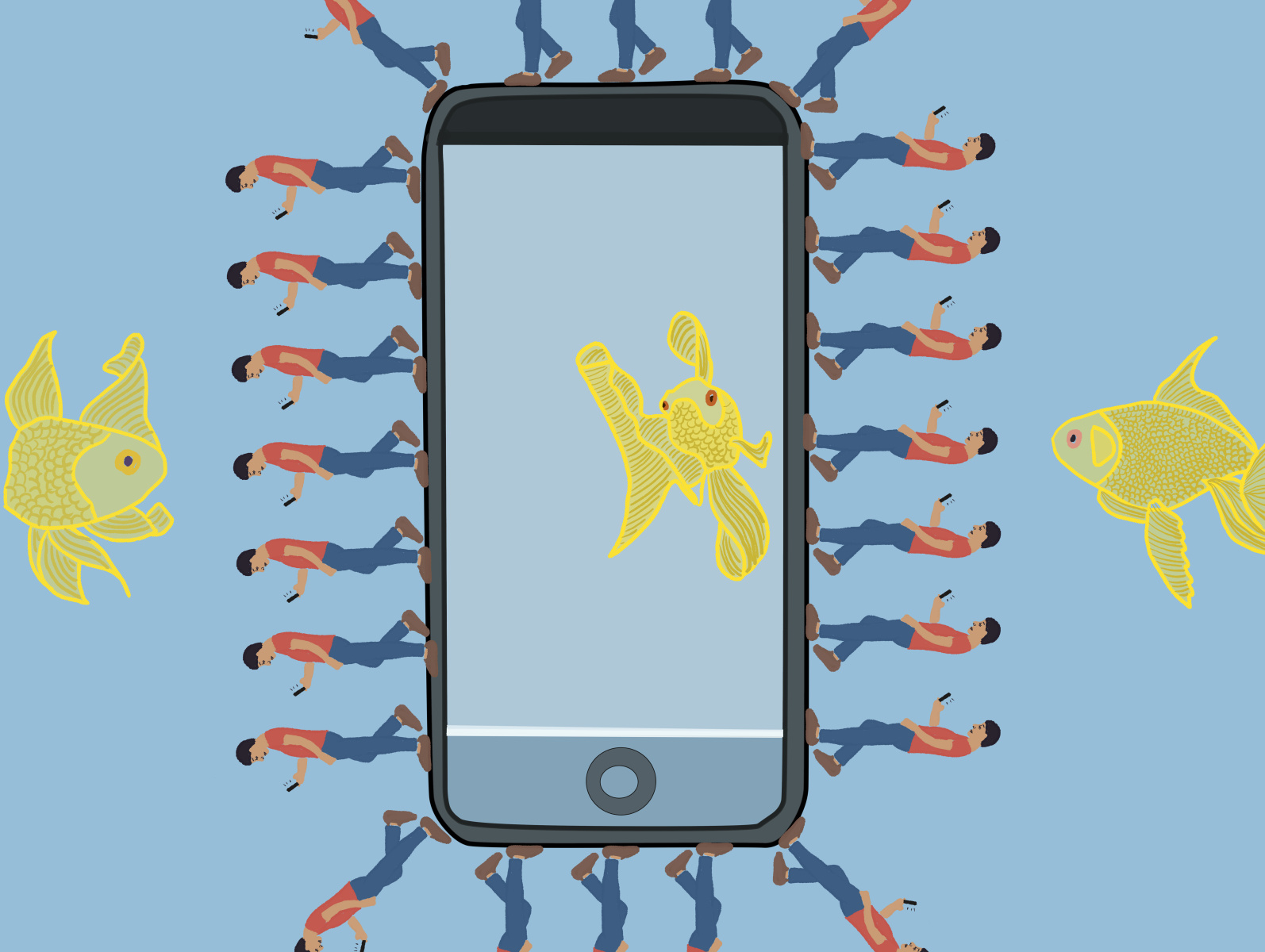 Drowning by Aishwarya Iyer on Dribbble