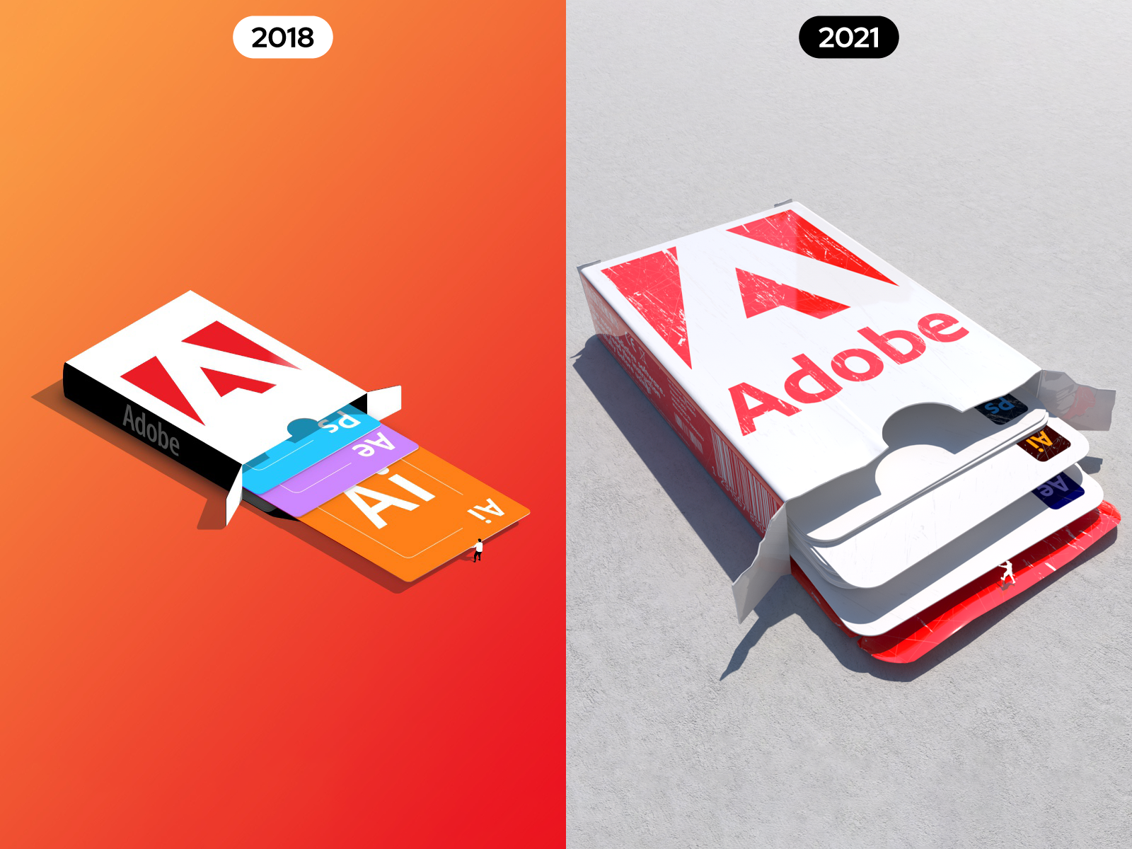 Deck of Cards - Side by Side by Andrew Kliatskyi on Dribbble