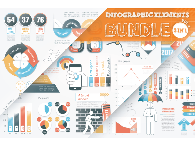 40% OFF Infographic Bundle by Andrew Kliatskyi on Dribbble