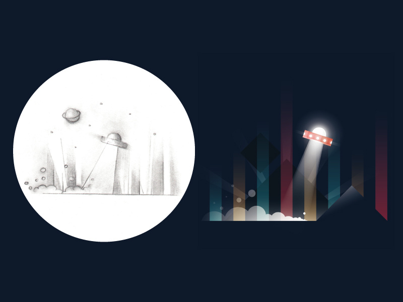 Another world - from sketch to result by Andrew Kliatskyi on Dribbble