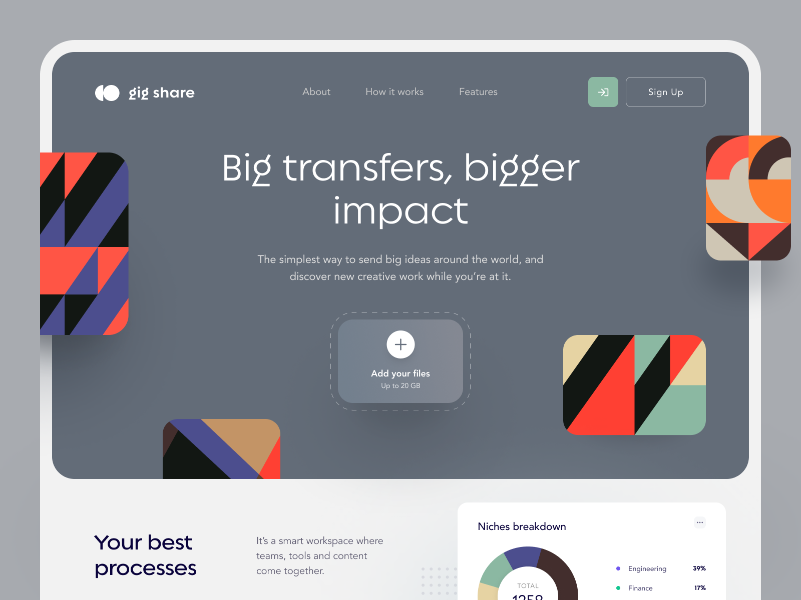 Gig Share Website by Halo UI/UX for HALO LAB on Dribbble
