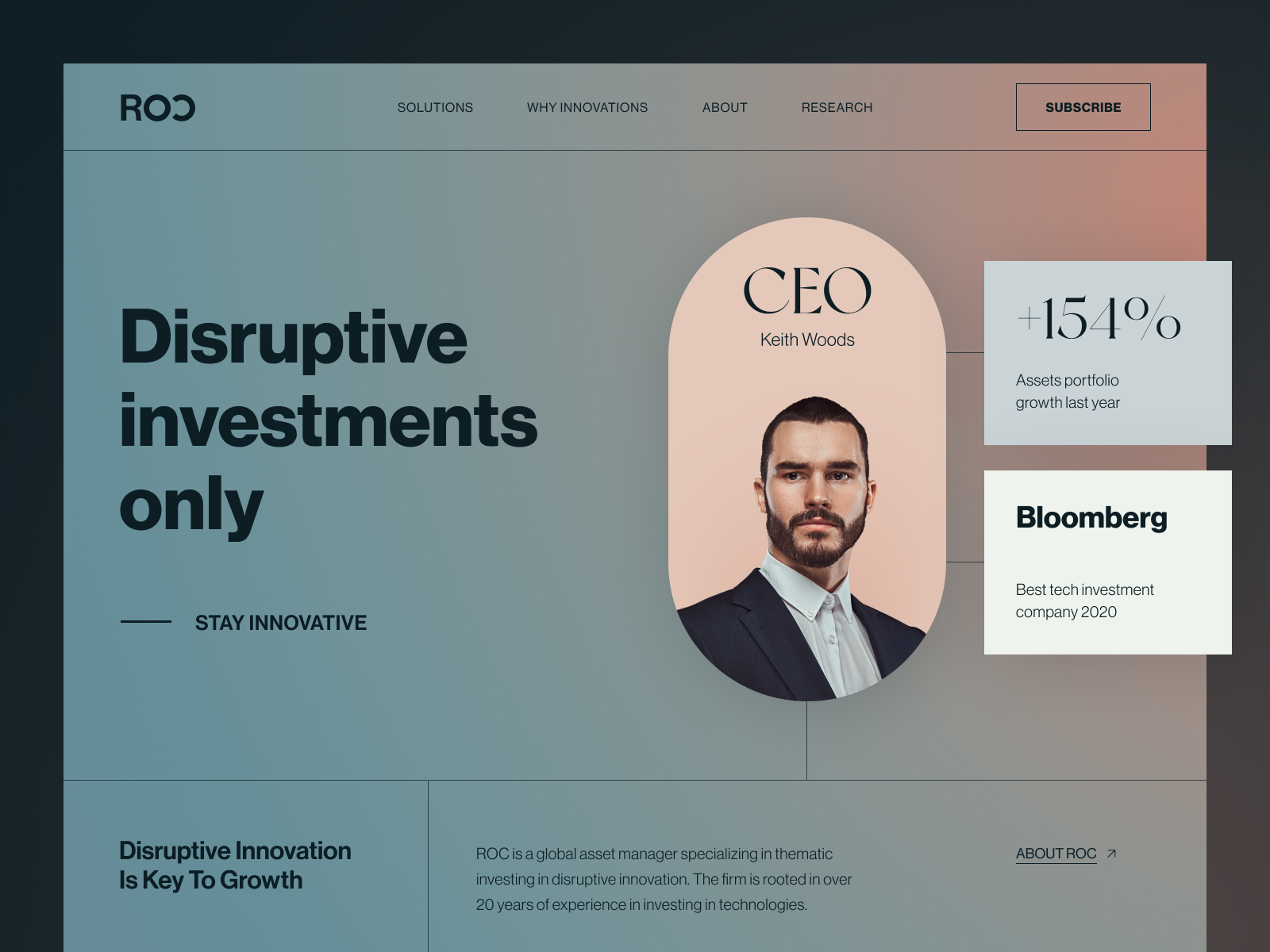 ROC Website by Halo UI/UX on Dribbble