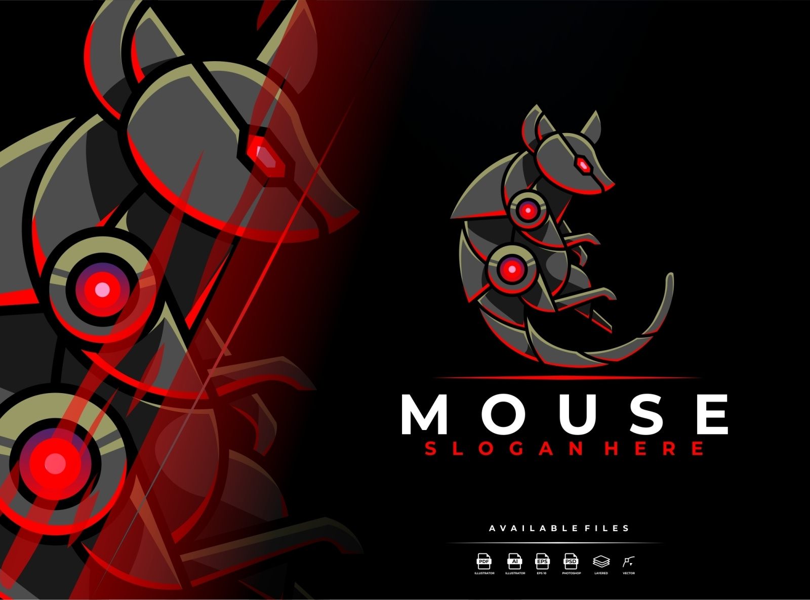 Mecha Robotic Reindeer Mouse Design by Aksa Inov | Rupture on Dribbble