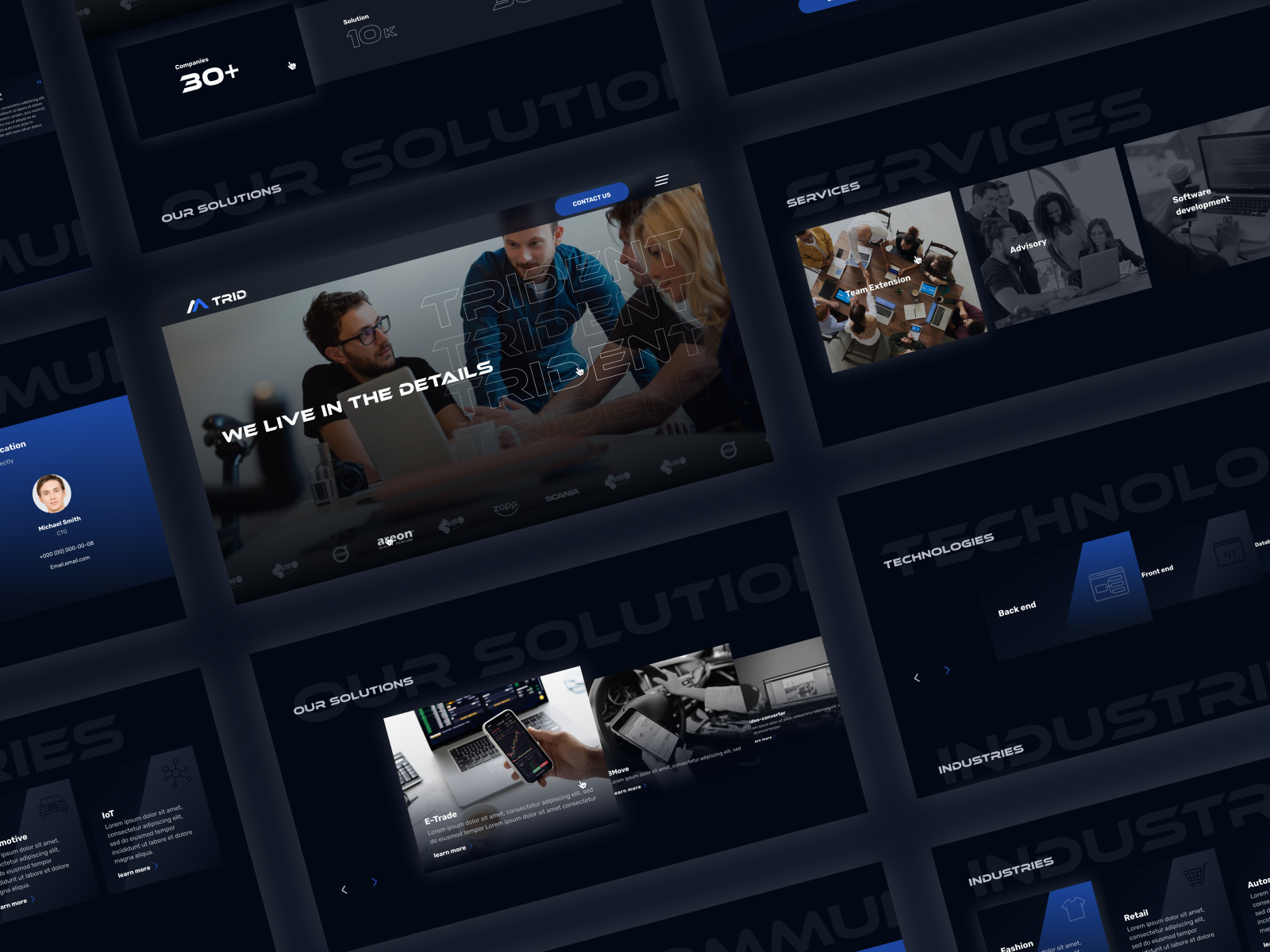 Trid Development by Denys Lynnyk on Dribbble