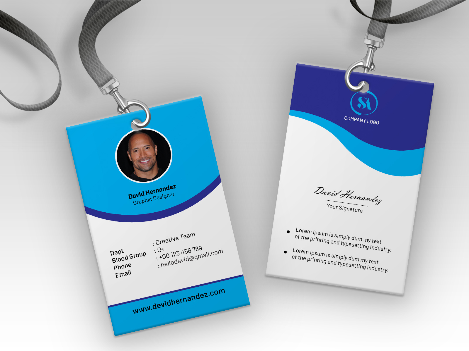 Id Card by Safayet Ahmed on Dribbble