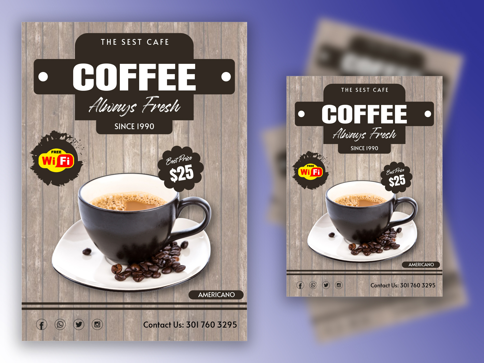 Coffee Shop Flyer by Safayet Ahmed on Dribbble