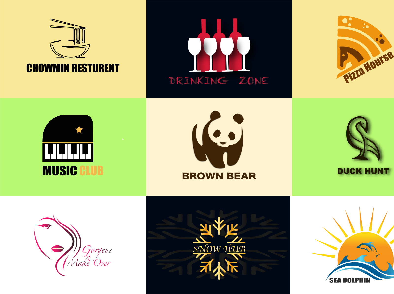 I will create a unique logo which look premium by saif__shakh(GRAPHICS ...
