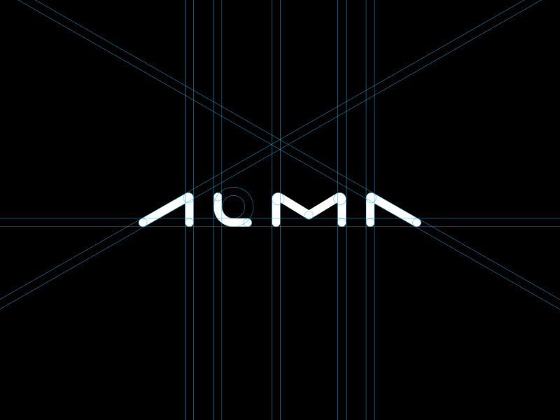 ALMA logotype by Lucas Fields on Dribbble