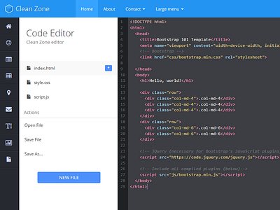 Code Editor by Foxy Themes on Dribbble