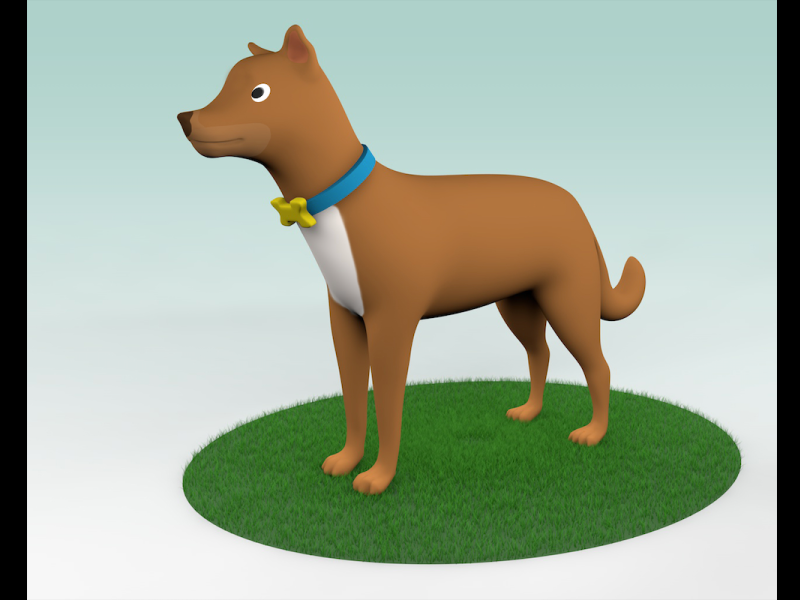 3D Dog by Diego Granados on Dribbble