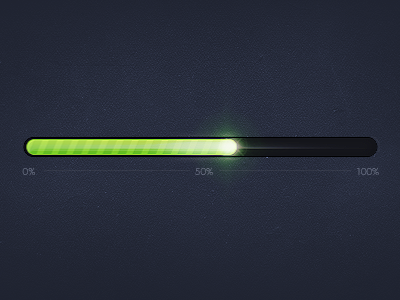 Progress bar by Christopher Koziol on Dribbble