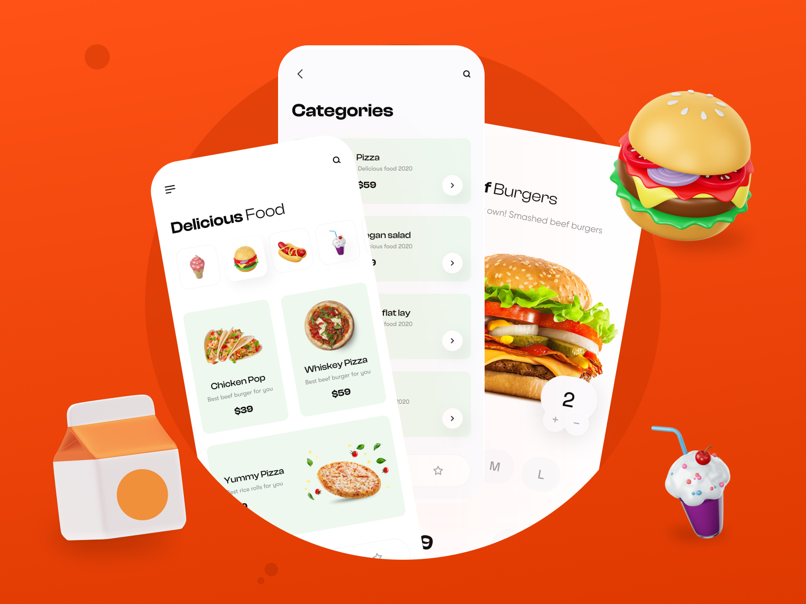 Fast Food App UI screen by Ahmad Madhoun on Dribbble