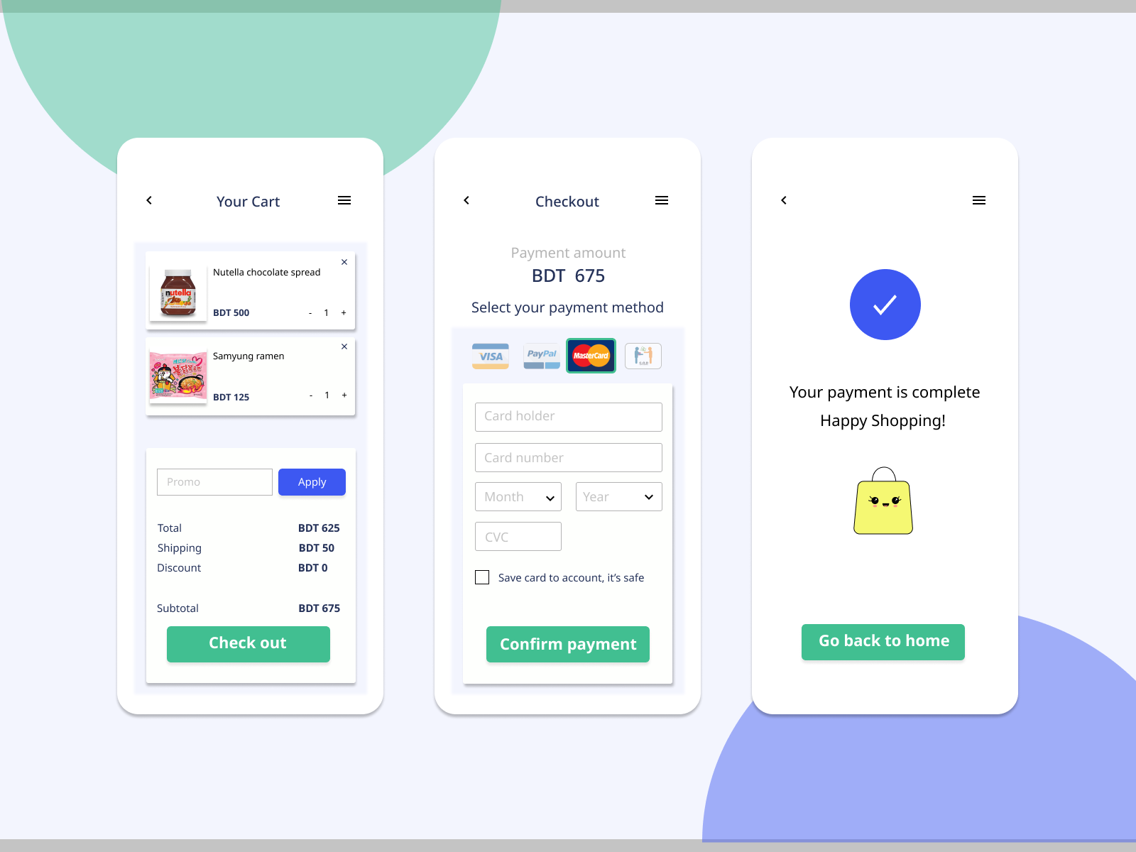 Checkout by Tazmim Farha on Dribbble