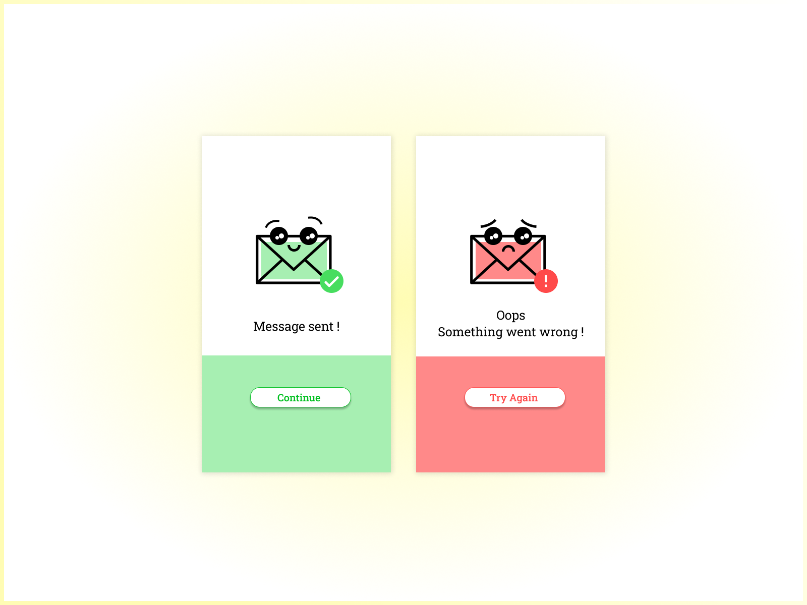 Flash Messages by Tazmim Farha on Dribbble