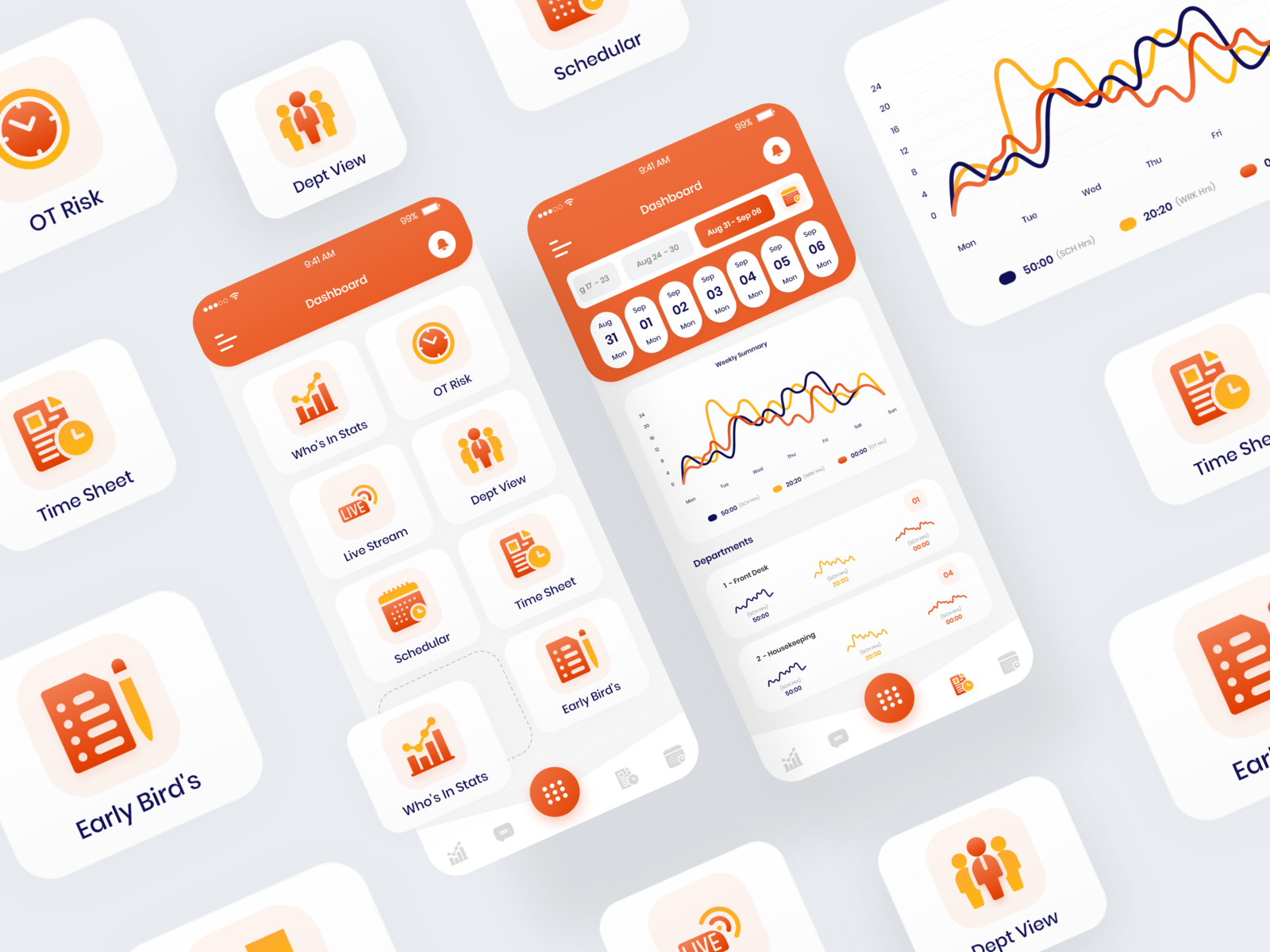 Hotel Management Application Concept by Codextrivia on Dribbble