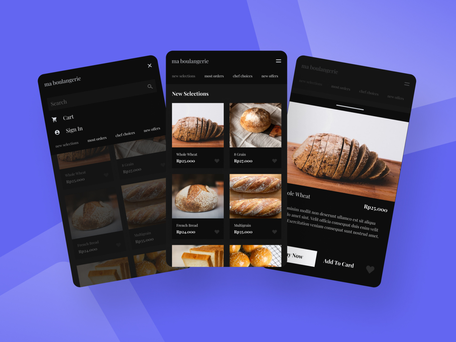 Bakery Store App by Rizki Gunawan on Dribbble