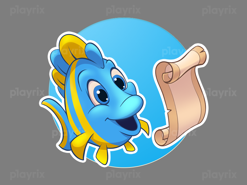 Fishdom character by Playrix on Dribbble