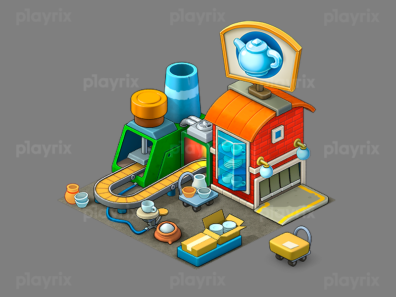 Township manufacture by Playrix on Dribbble