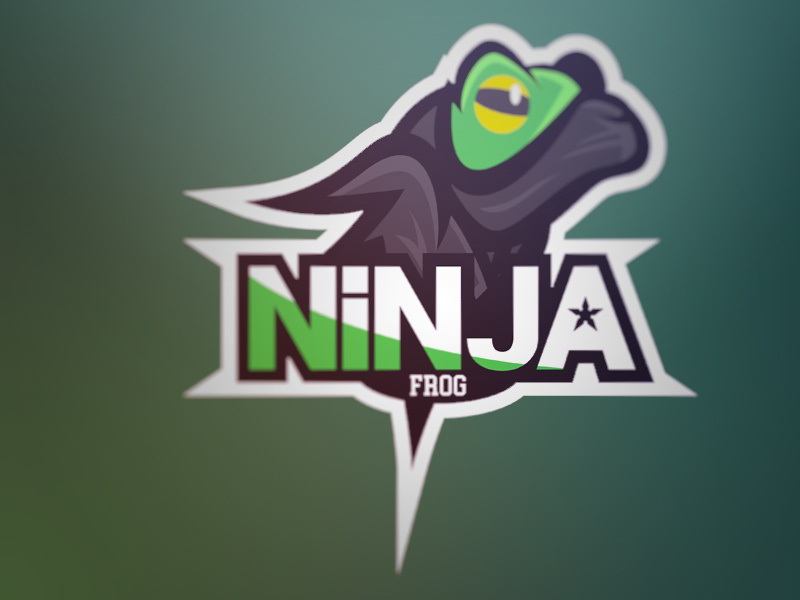 Ninja Frog Logo Design concept by Gergo Simara on Dribbble