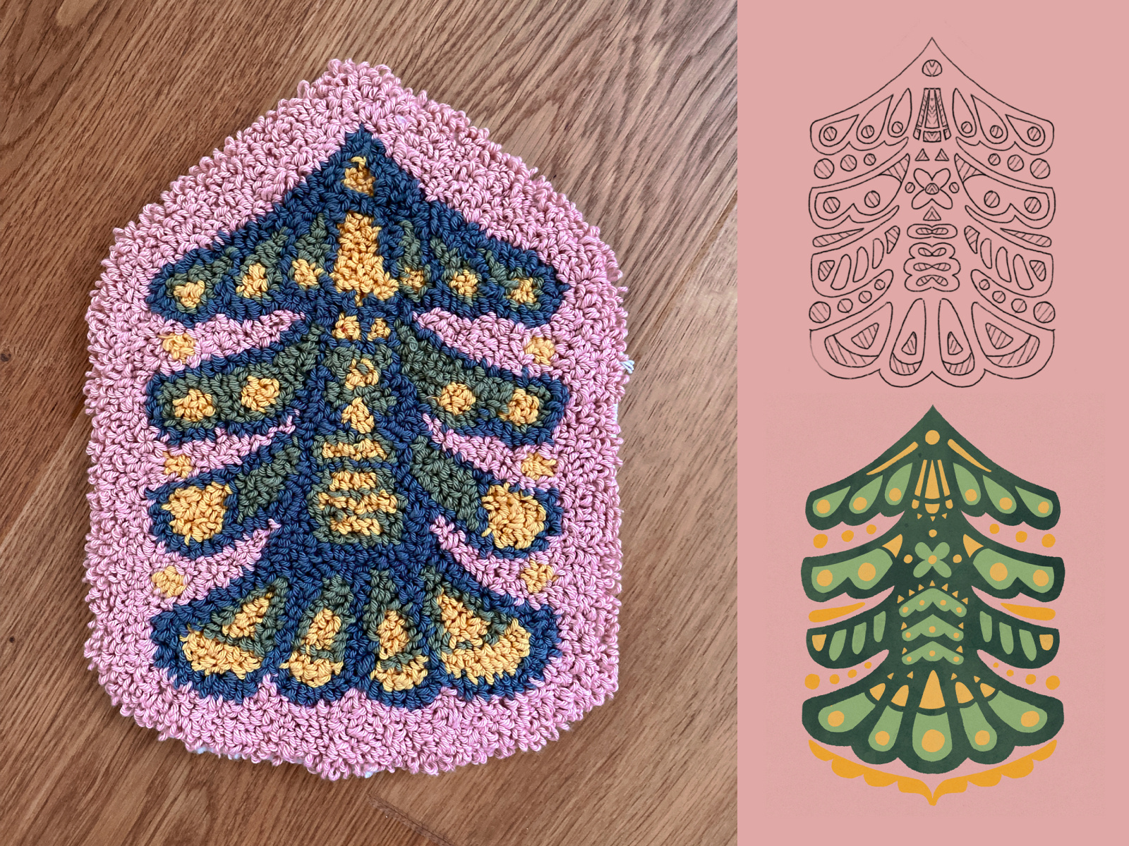 Tree Rug Design by Michaela Conradi on Dribbble