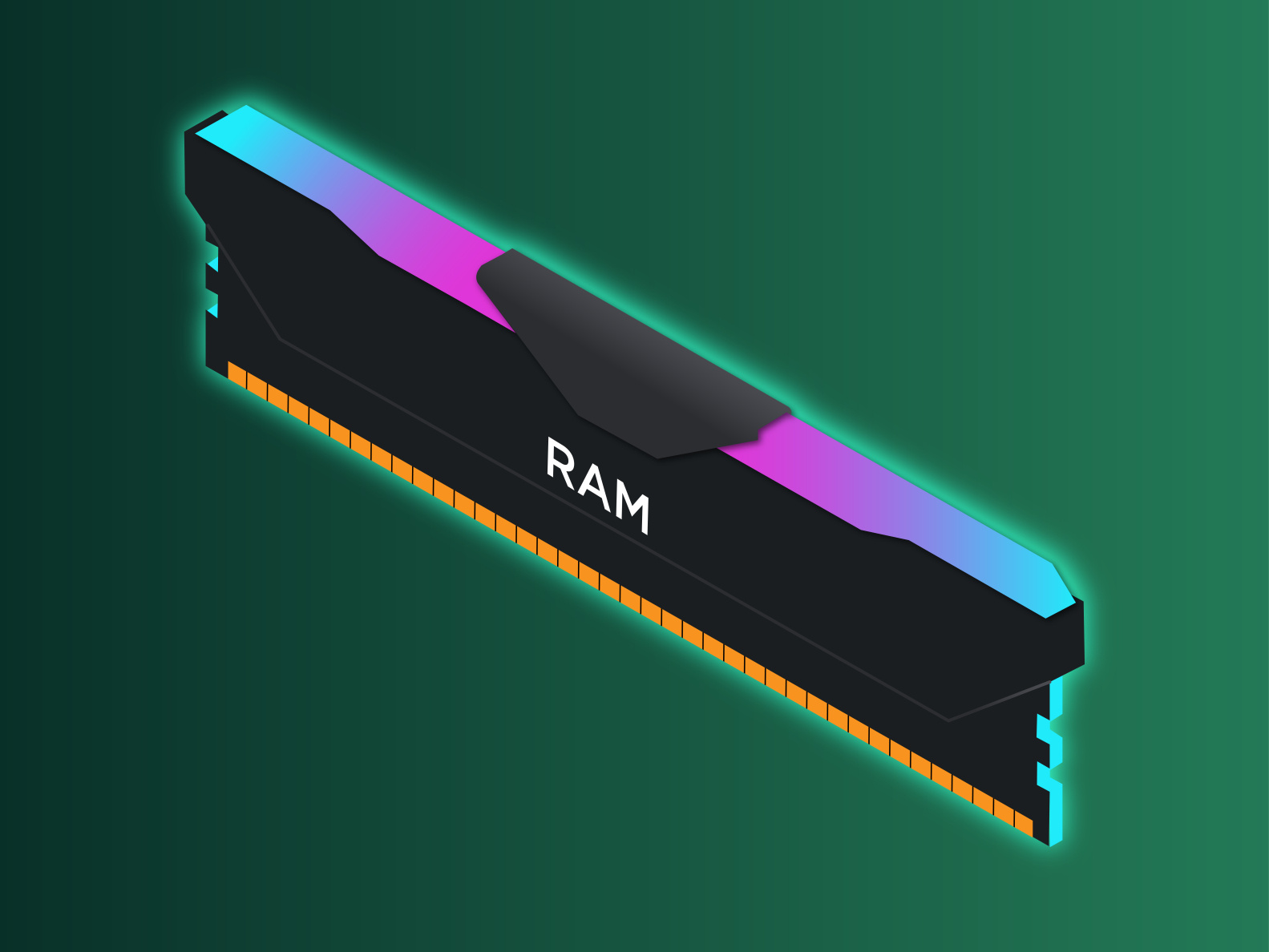 RAM illustration design by Dezine Guru on Dribbble