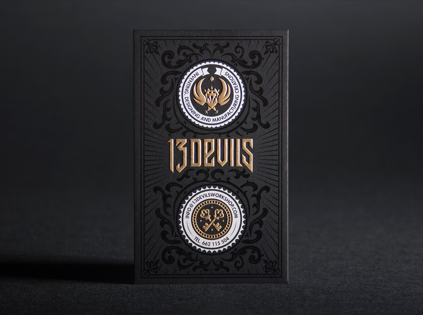 13 Devils Business Card by Foxtrot on Dribbble